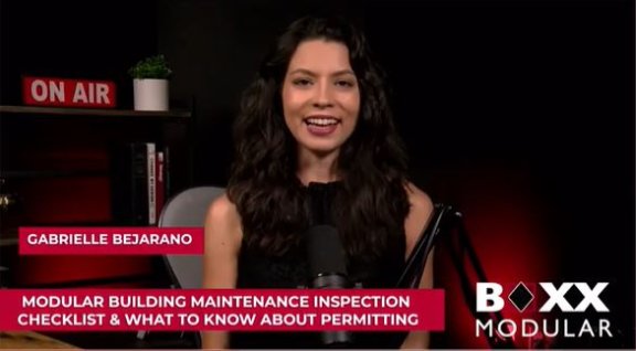 Modular Building Maintenance Inspection Checklist | BOXX